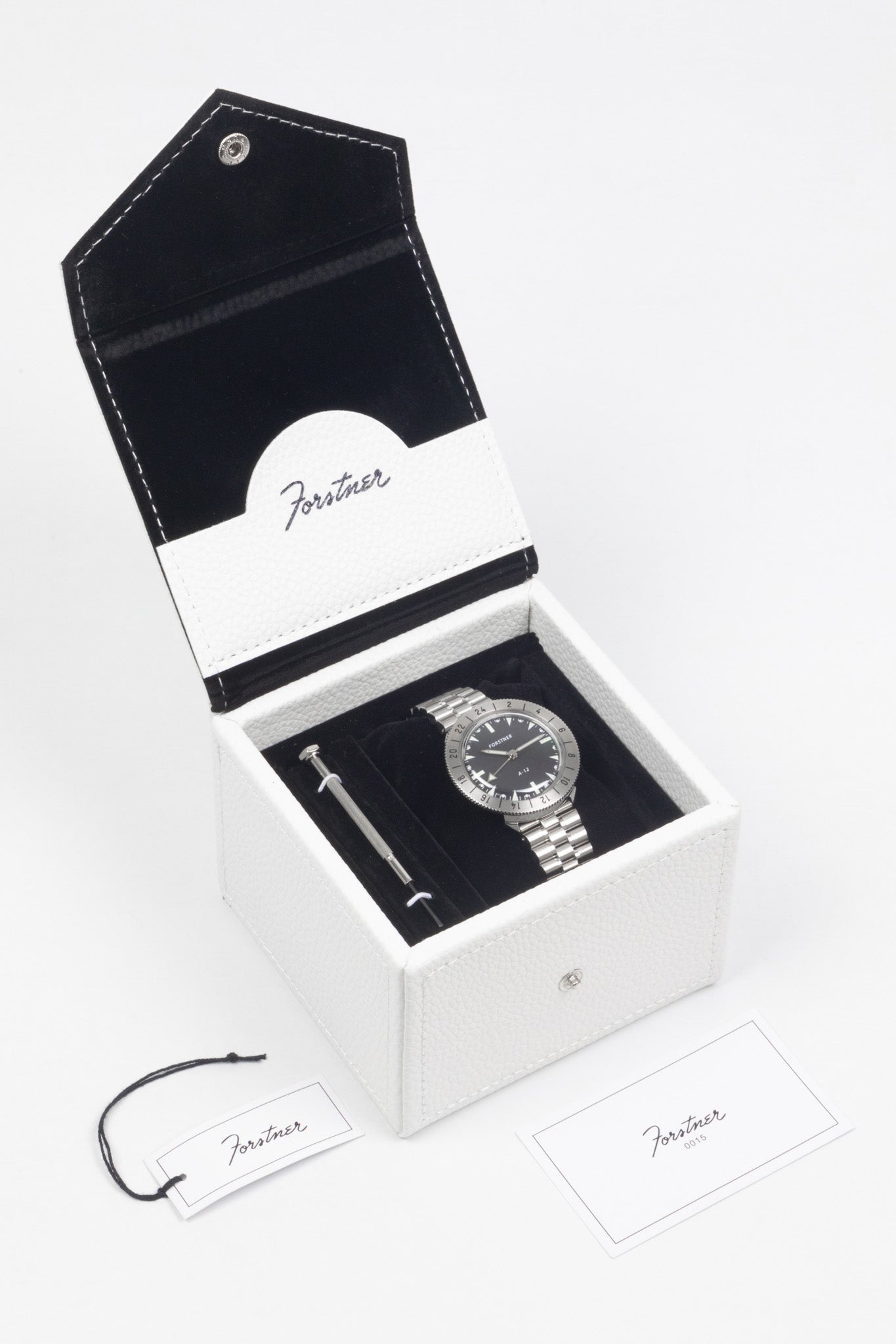 FORSTNER A-12 Stainless Steel Quartz Watch | 39mm | WatchObsession