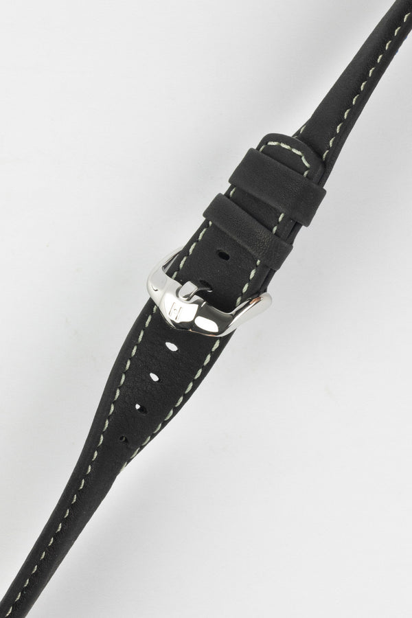 Hirsch Mariner Watch Strap Black | Water Resistant | WatchObsession UK ...