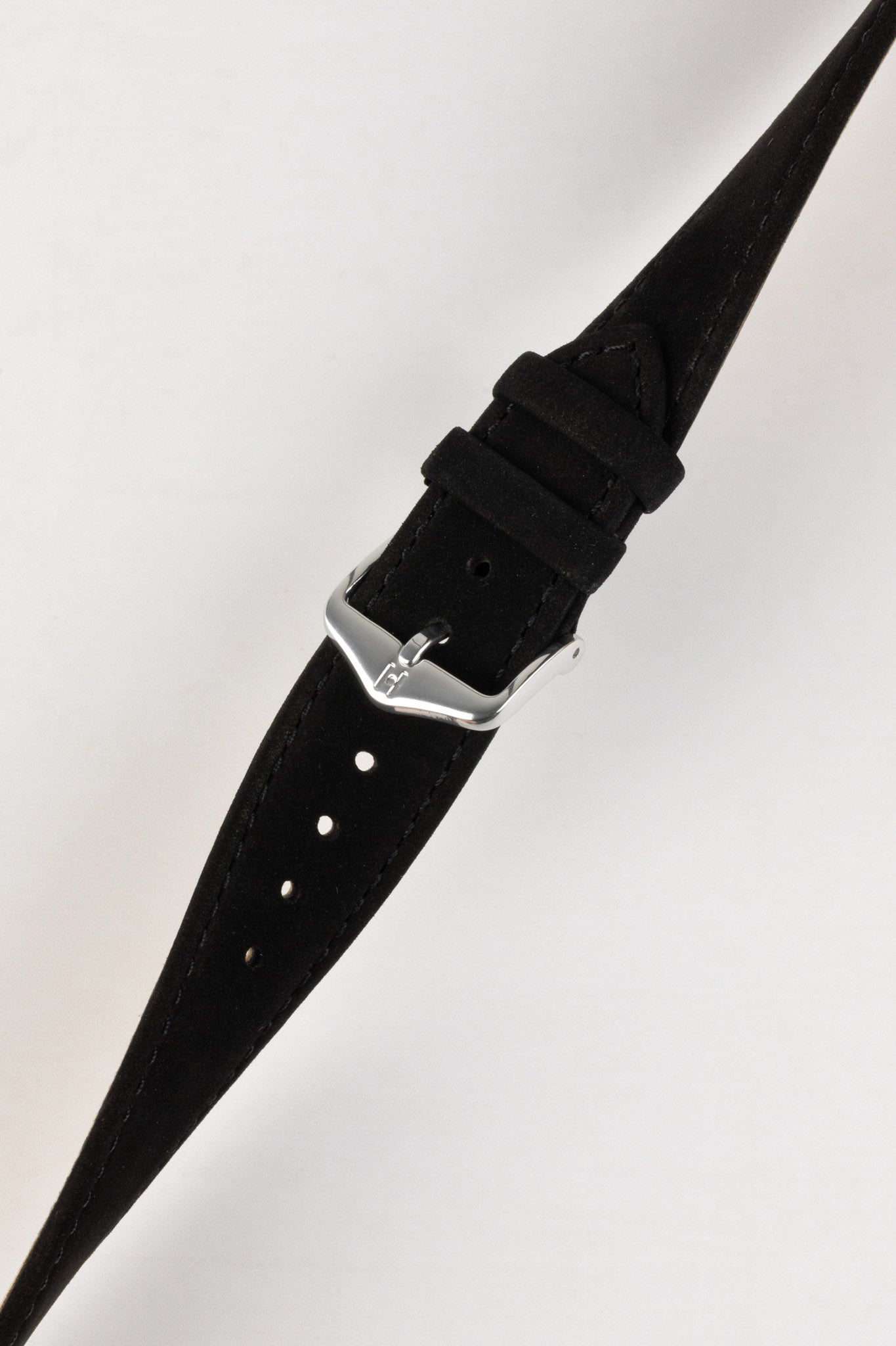 Black Nubuck Effect Strap | Hirsch Osiris | Watch Obsession UK