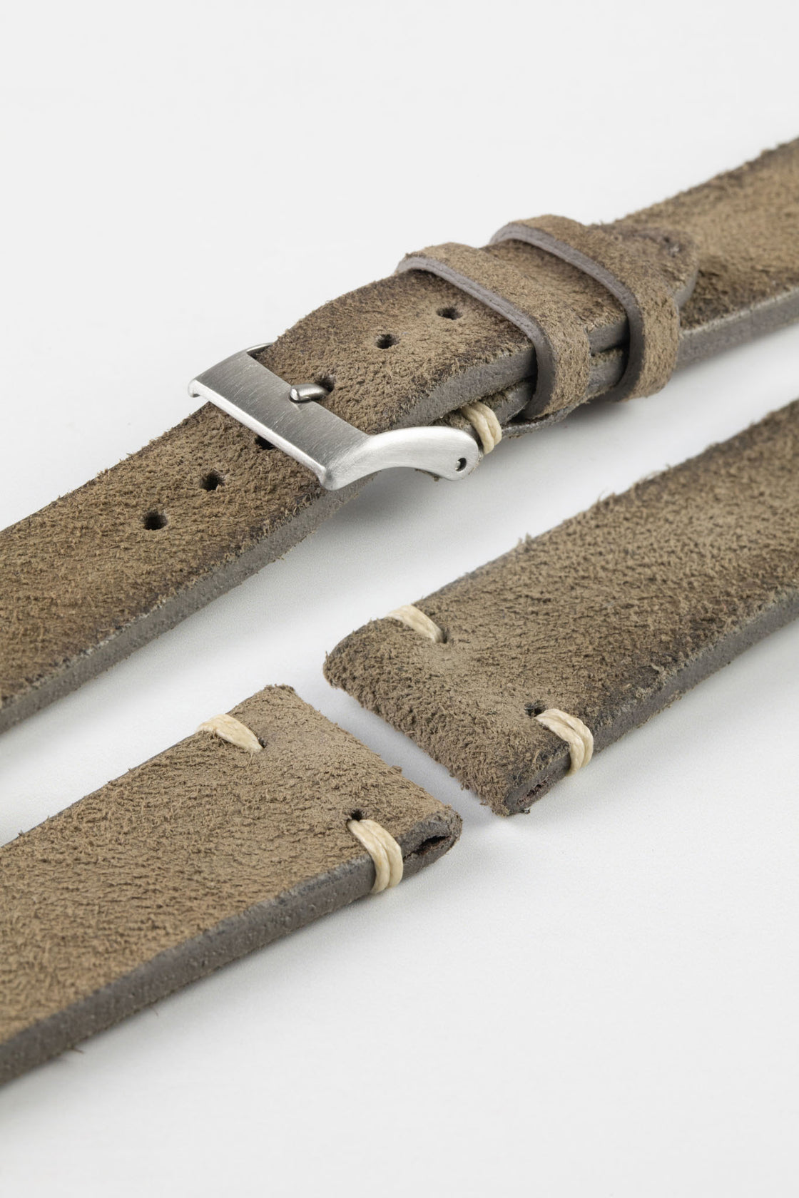 JPM Italian Distressed Tasso Leather Watch Strap in SAND – Watch Obsession