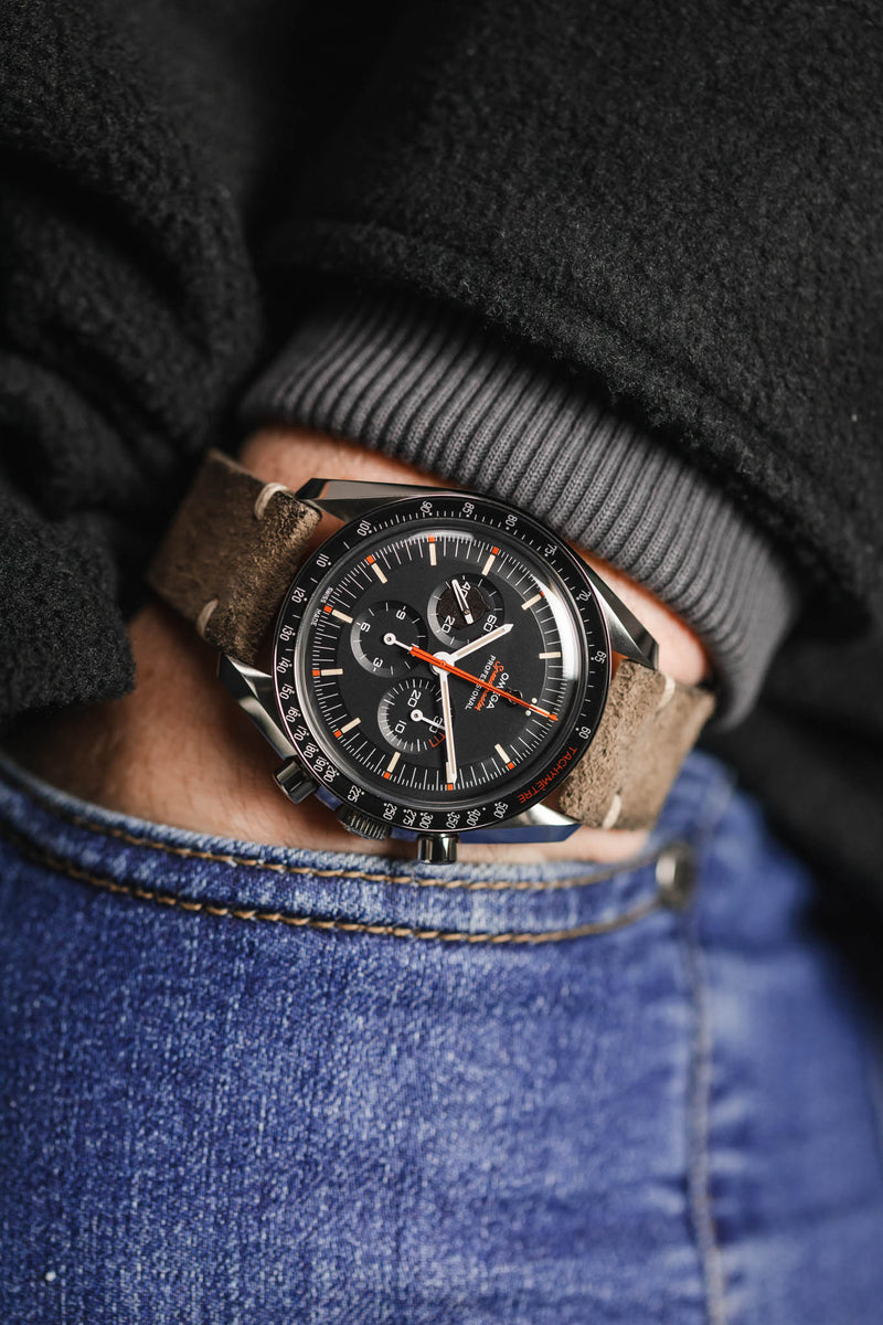 JPM Italian Distressed Tasso Leather Watch Strap in SAND – Watch Obsession