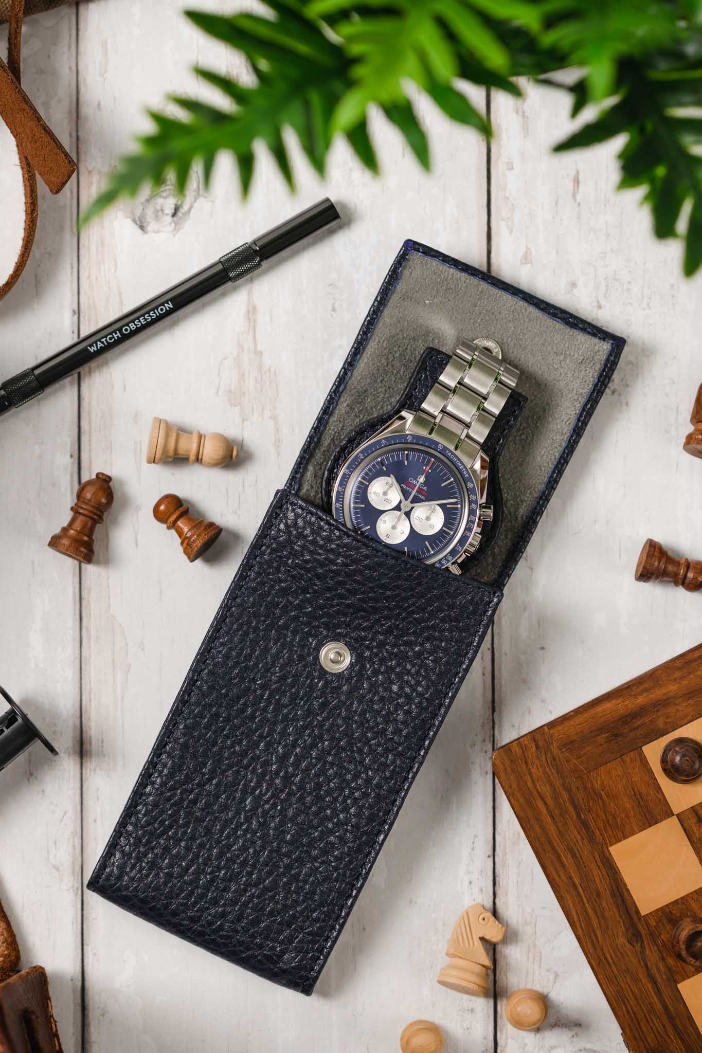 JPM Watch Pouch | Luxe Deer Leather | WatchObsession UK