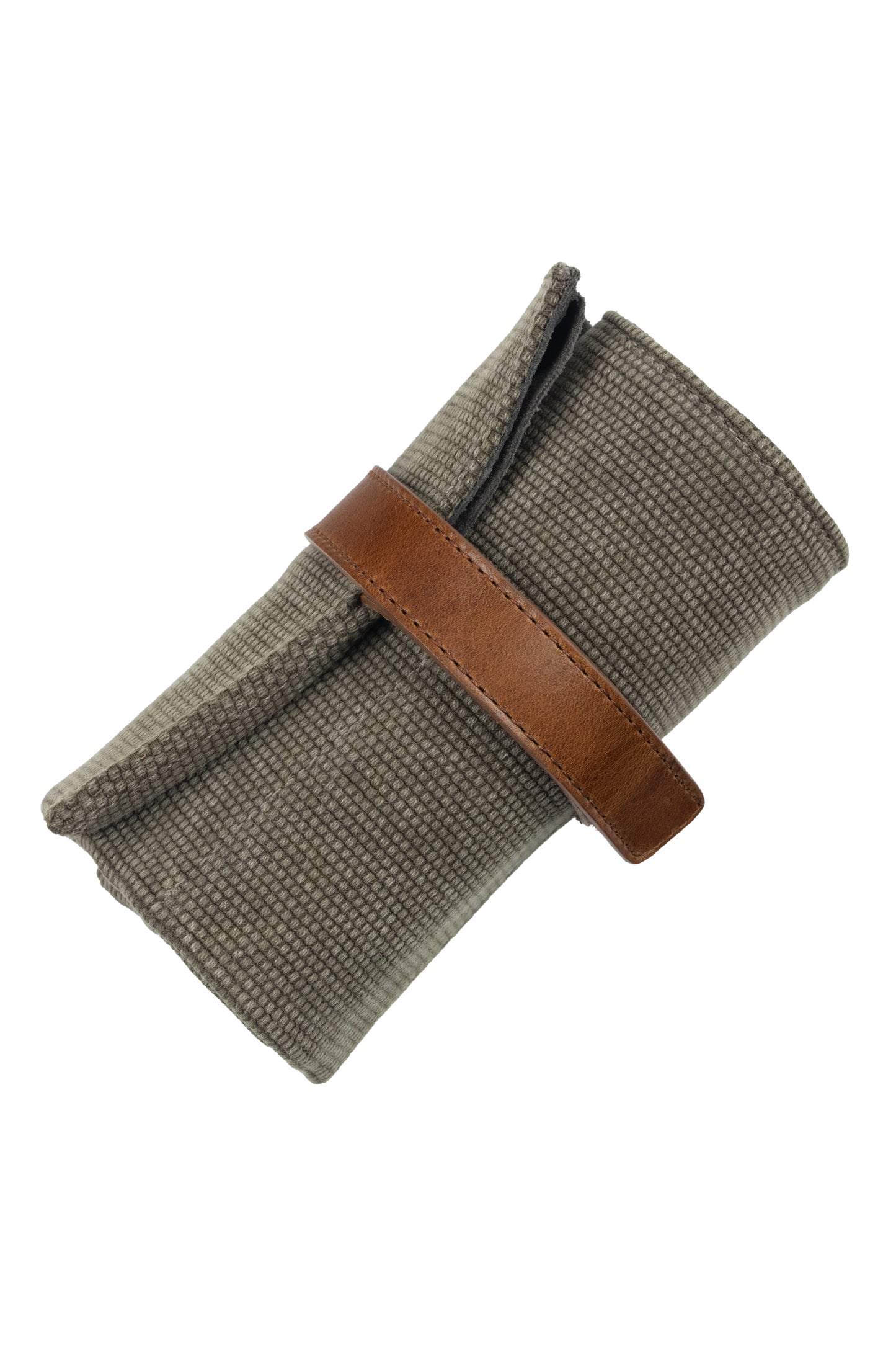 JPM Canvas Watch Roll with Suede Lining in GREY | WatchObsession
