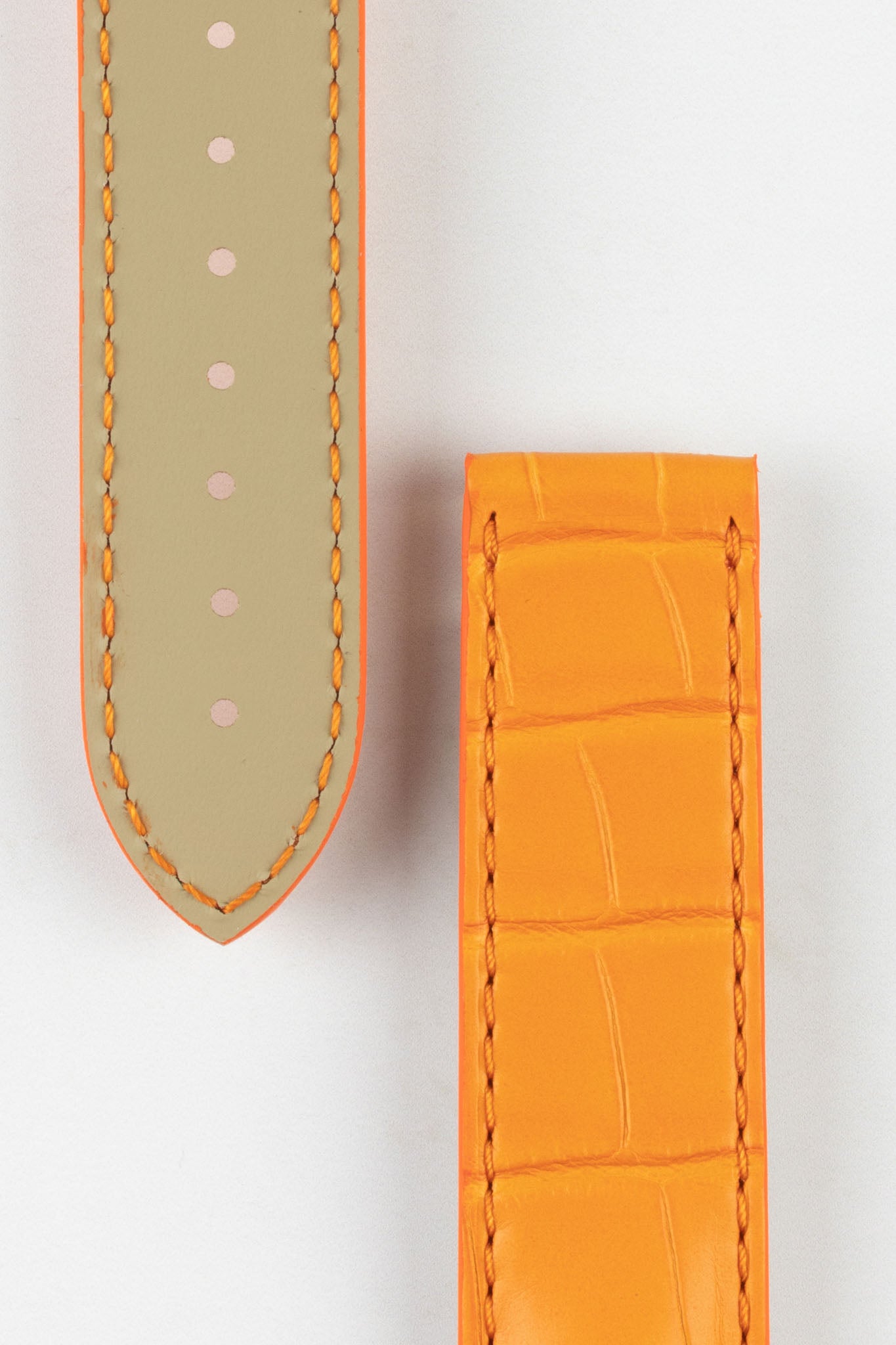 Omega Orange Watch Strap | Alligator | WatchObsession