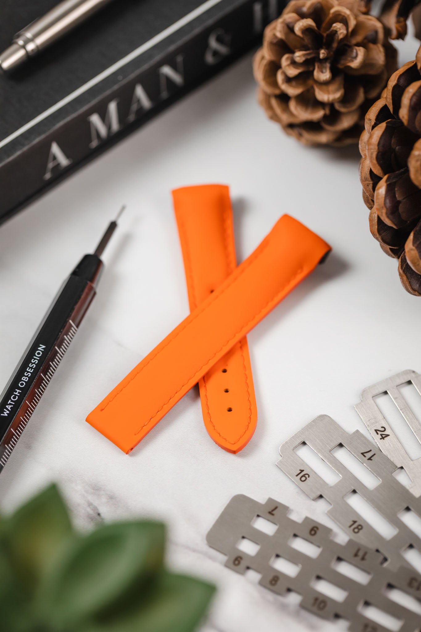 Omega Planet Ocean | Orange Rubber Strap | Watch Obsession