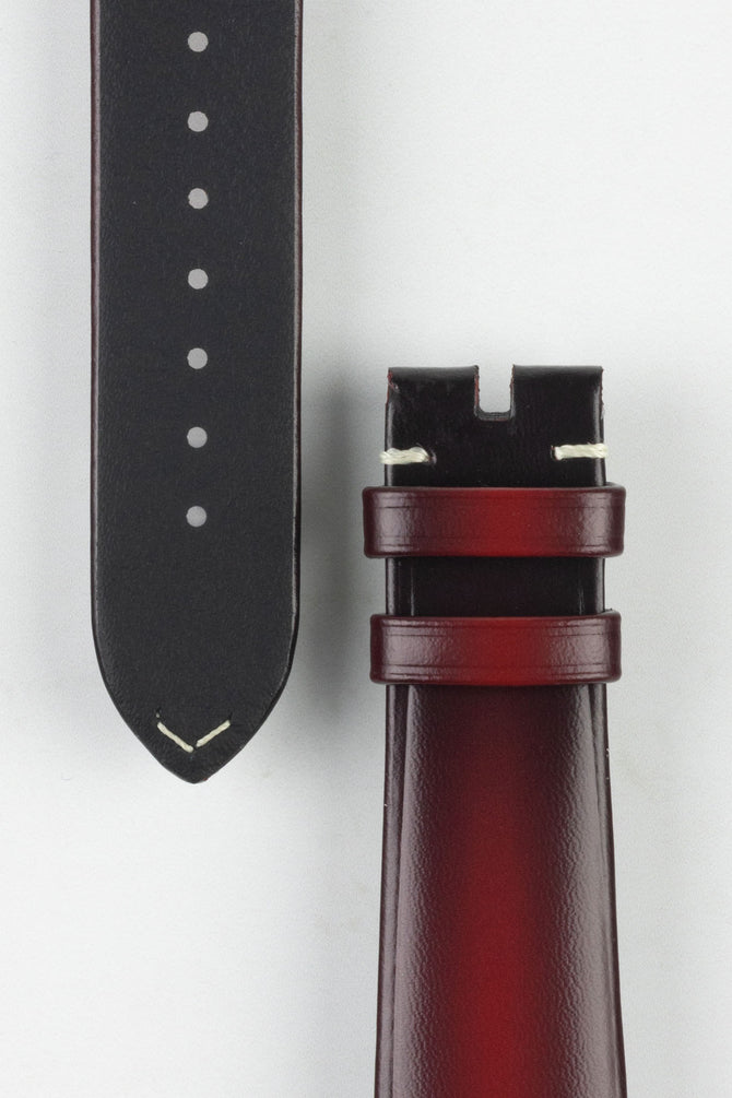 Omega Speedmaster 57 Leather Strap | Burgundy | WO UK – Watch Obsession