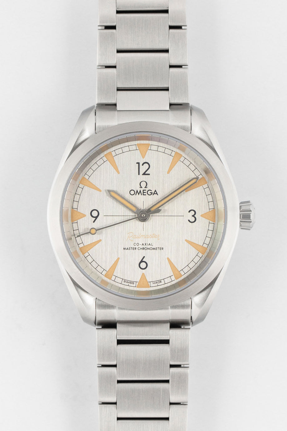 Omega Seamaster Railmaster Silver Dial | WatchObsession – Watch Obsession