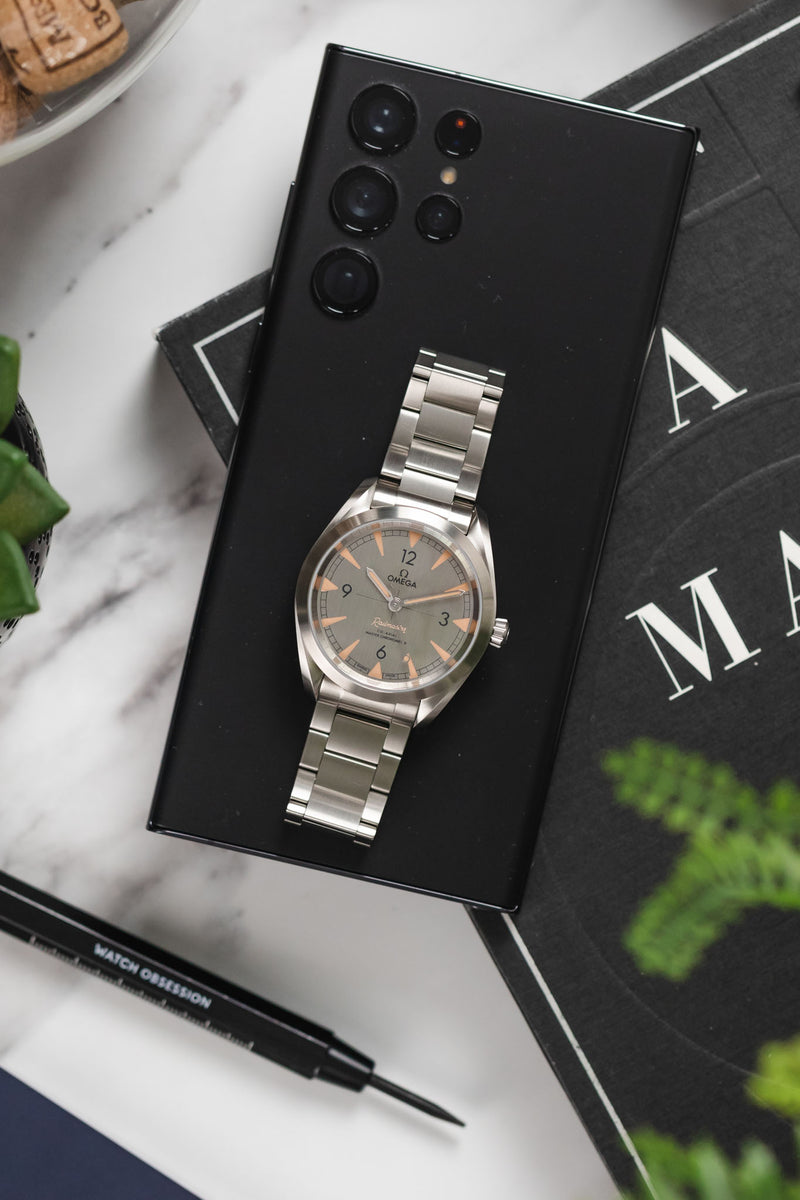 Omega Seamaster Railmaster Silver Dial | Order Here | WatchObsession