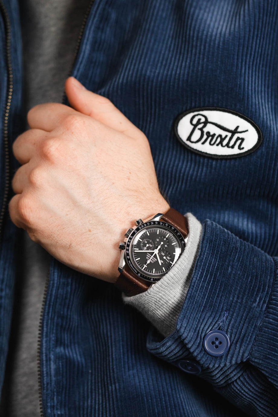 Pebro BILLY Genuine Goatskin Leather Watch Strap in DARK BROWN – Watch ...