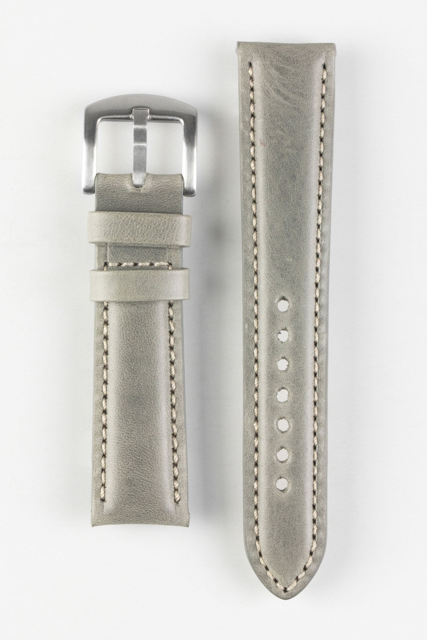 Grey Leather Strap Watch | Pebro Cadw | Watch Obsession