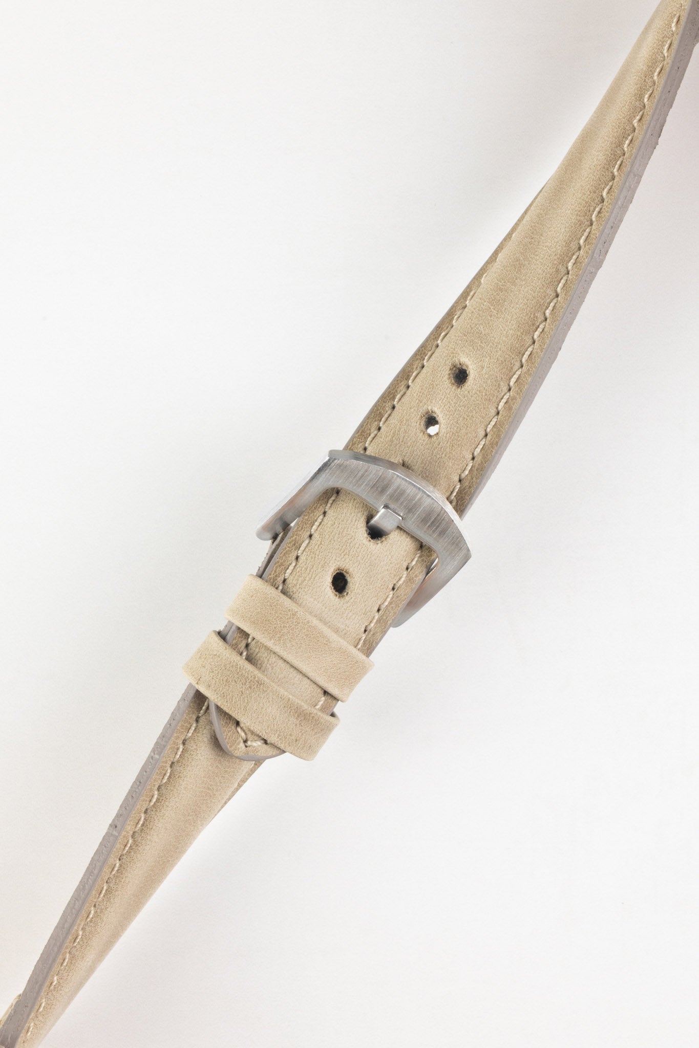 Taupe Leather Watch Strap | Pebro Cadw | WatchObsession UK