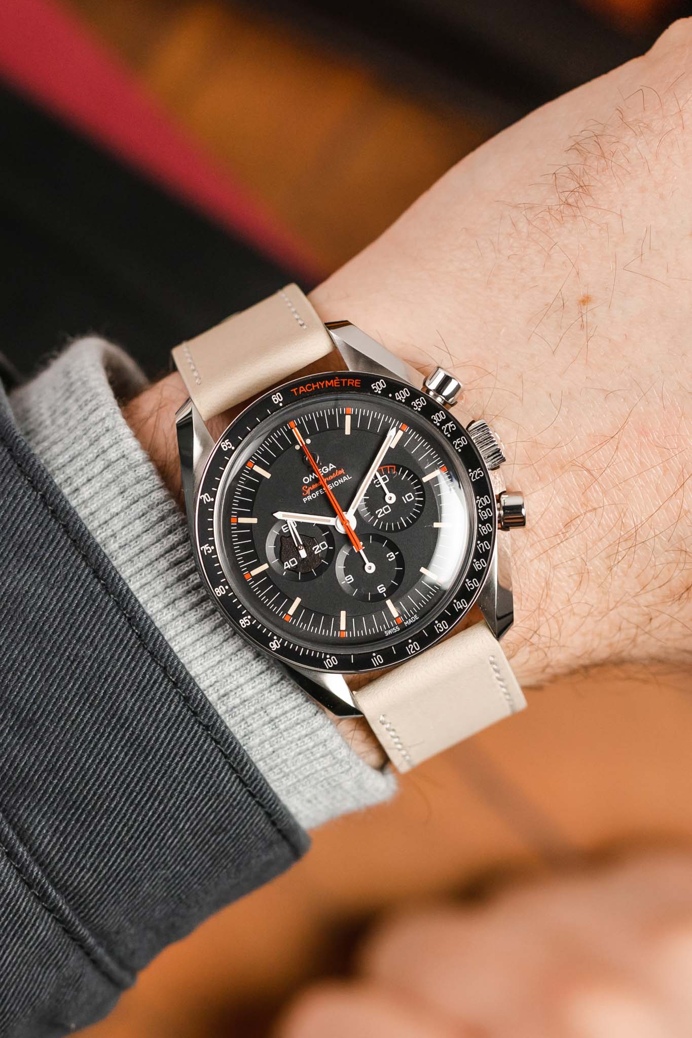 Cream Leather Watch Strap | Pebro | Watch Obsession