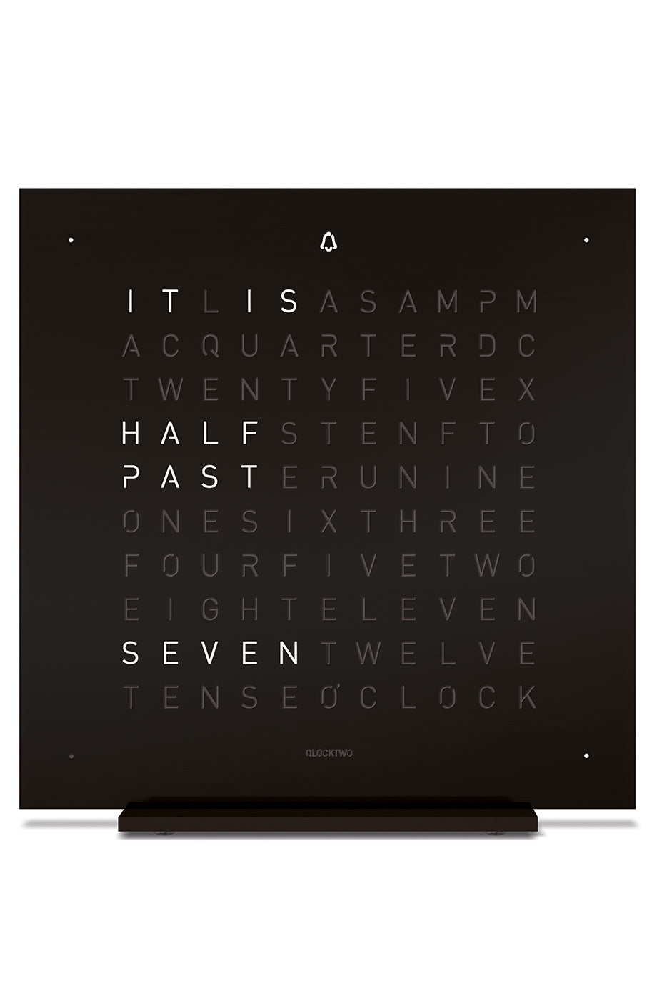 QLOCKTWO Touch | Aluminium Desk Clock | WatchObsession