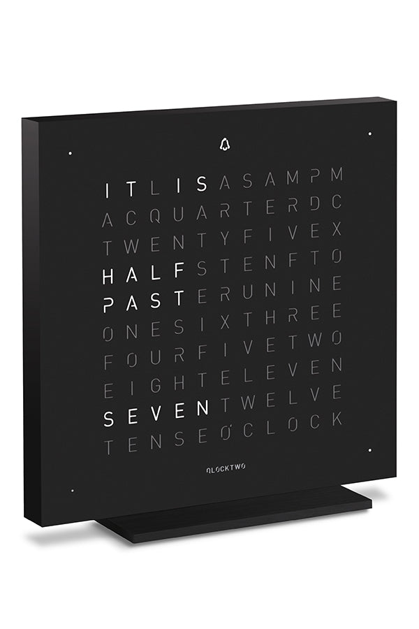 QLOCKTWO Touch | Aluminium Desk Clock | WatchObsession