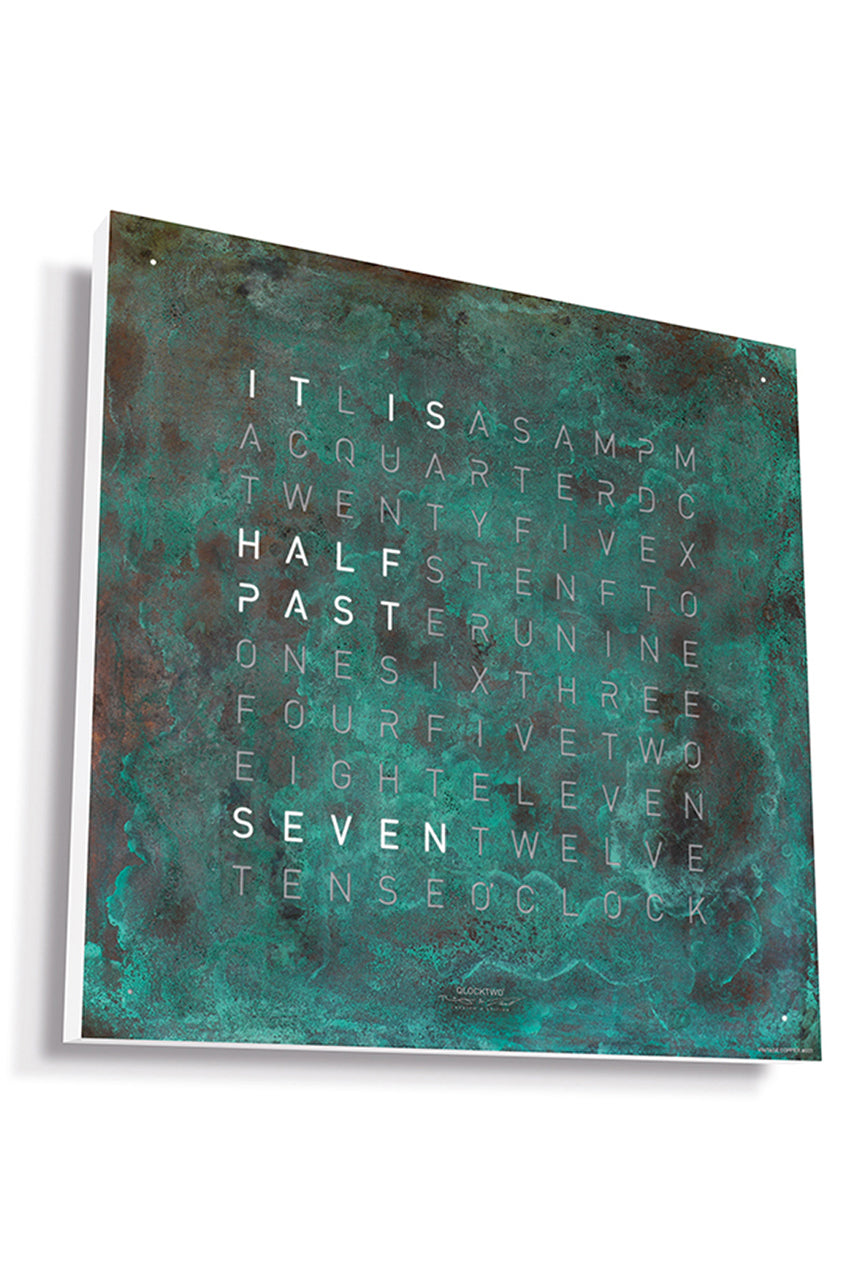 Copper Wall Clock | QlockTwo Creator's Edition | WatchObsession – Watch ...