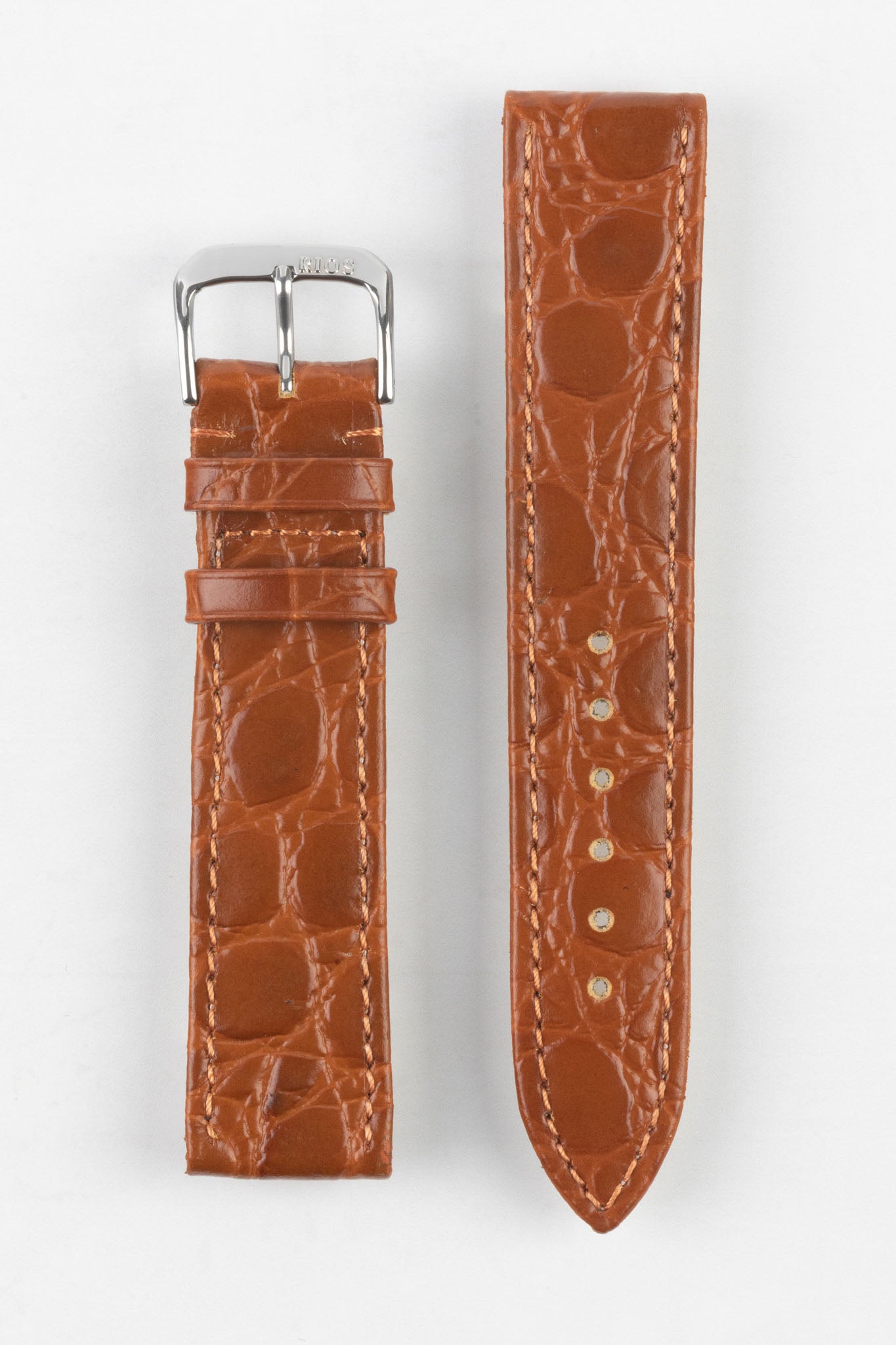 RIOS1931 Brazil Cognac Leather Watch Strap | Watch Obsession