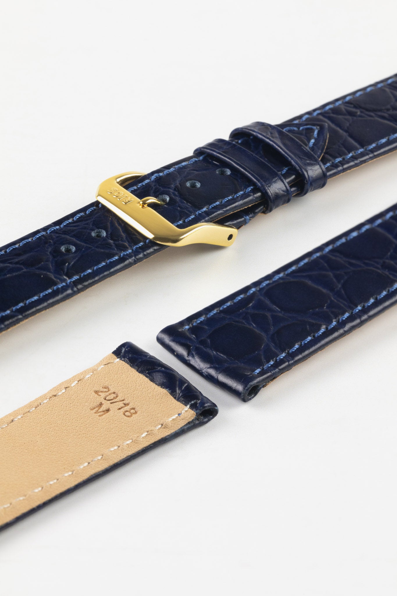 RIOS1931 Brazil Ocean Blue Leather Watch Strap | WO