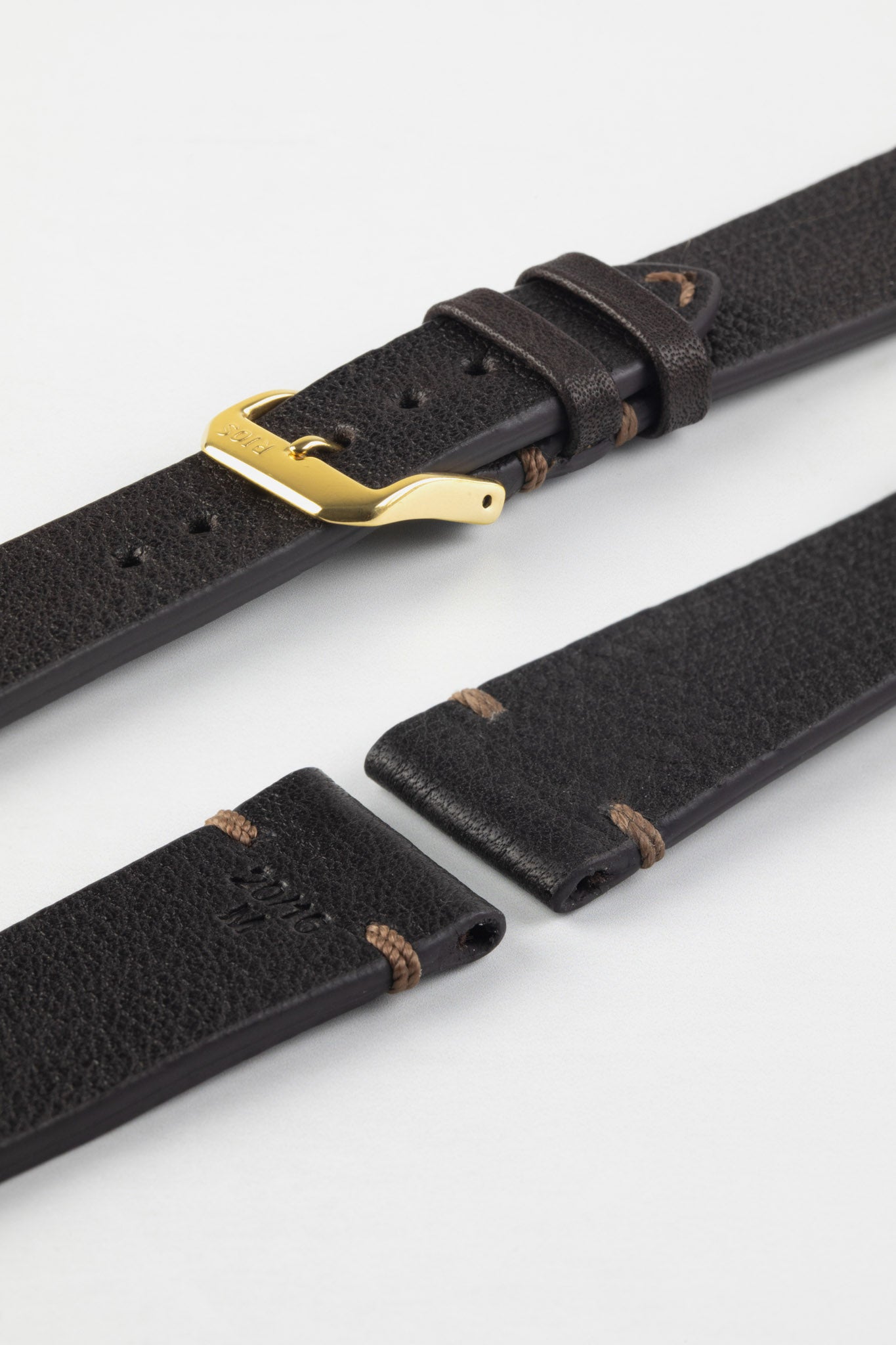 Mittenwald | Retro Mocha Organic Leather Watch Strap | WO