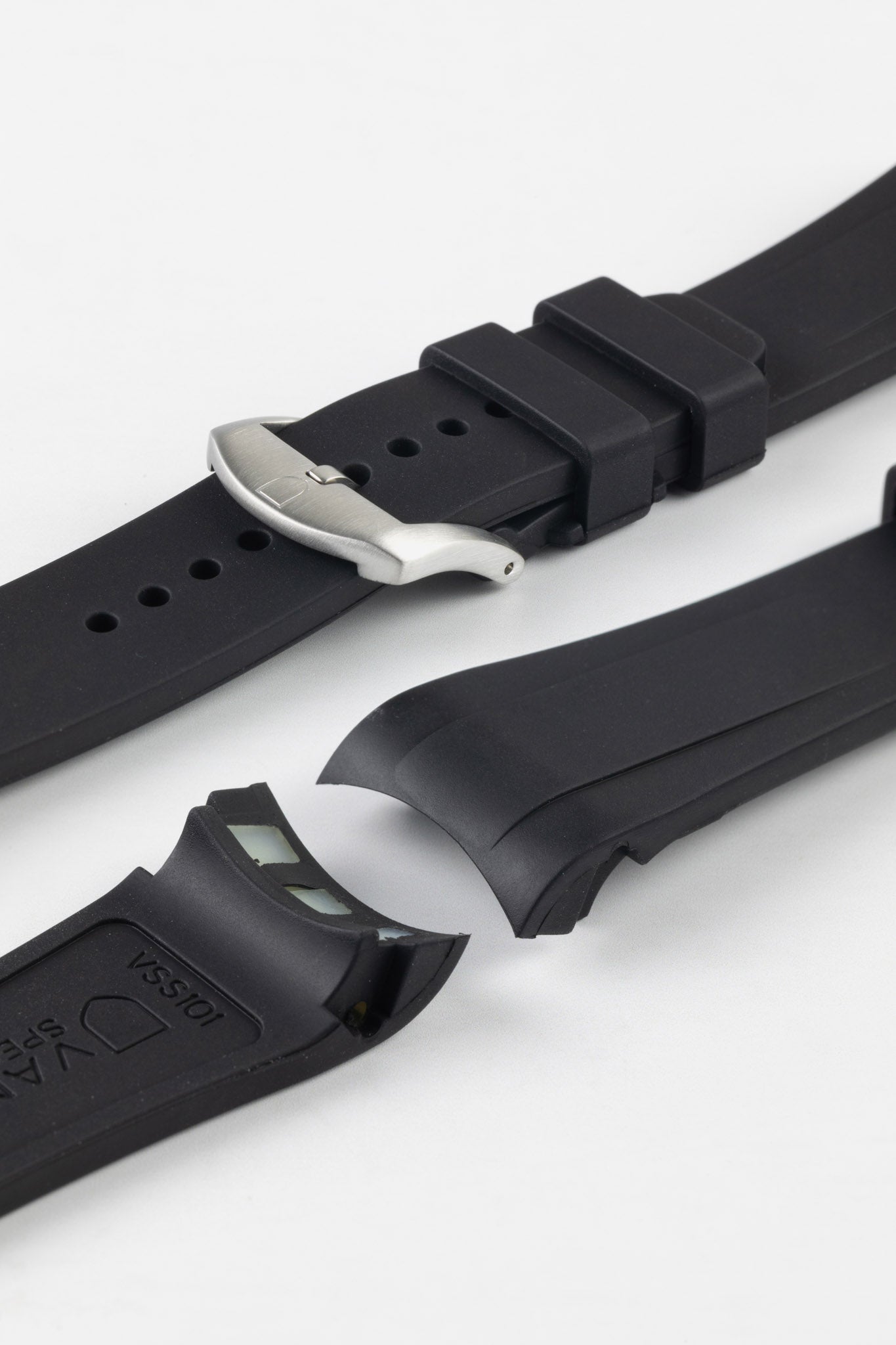 Tudor Chrono Rubber Strap in Black | Vanguard | WO