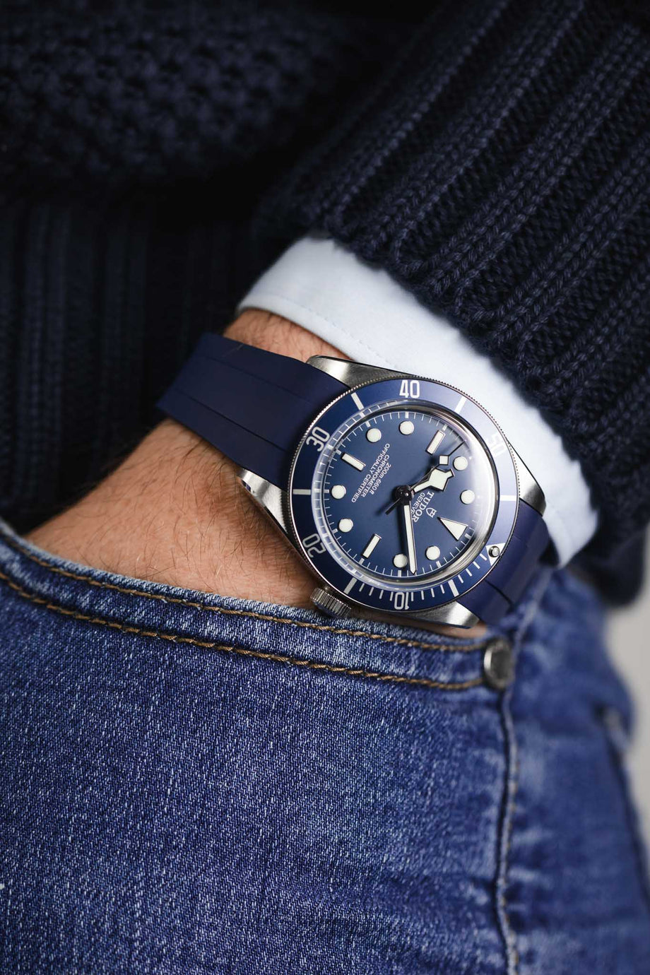 Tudor Black Bay Blue Strap | Vanguard | WatchObsession – Watch Obsession